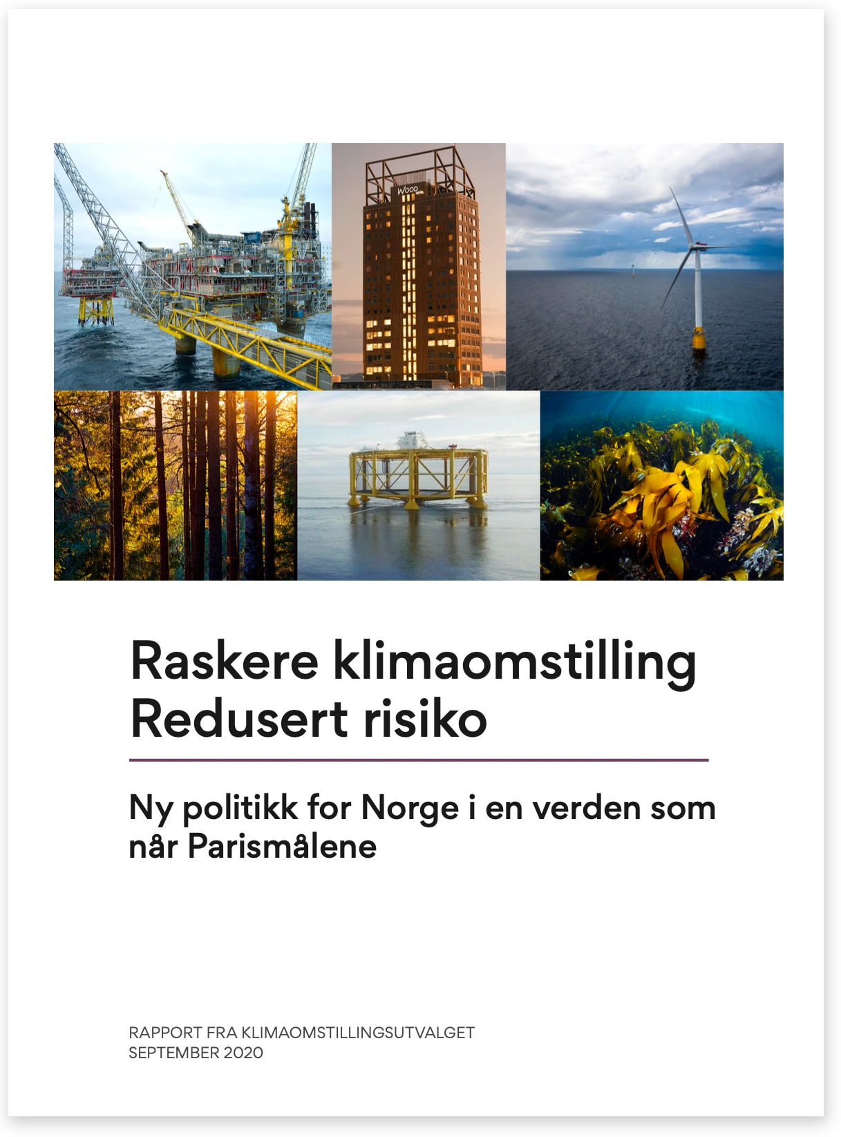 Raskere klimaomstilling, redusert risiko: Ny politikk for Norge i en ...